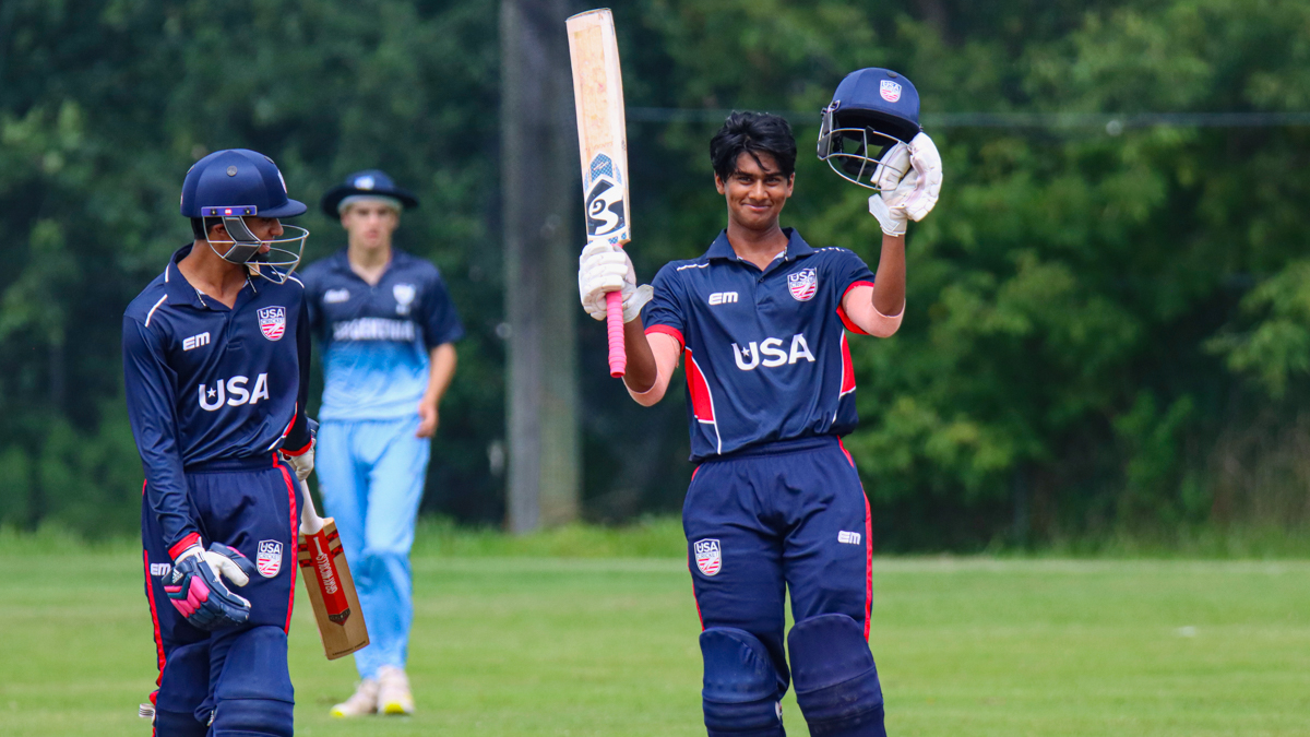 USA Cricket: Chettipalayam century in 328-run win over Argentina U19 ...